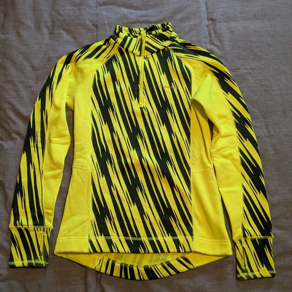 Avalanche | Tops | Avalanche Neon Yellow Winter Athletic Quarter Zip ...